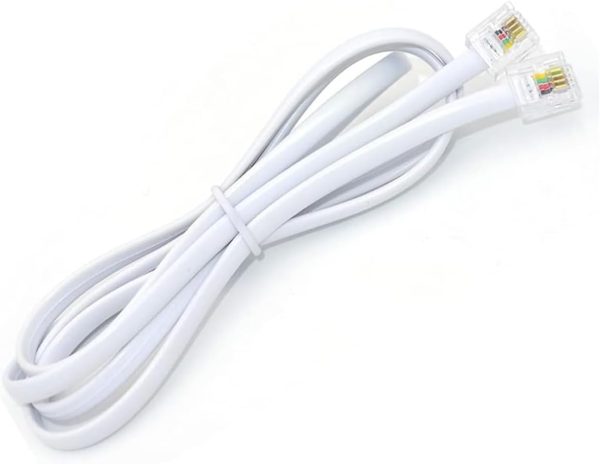 CABLE DE TELEFONO RJ11 – 1 METRO – CANTV – Mundo Virtual C. A.