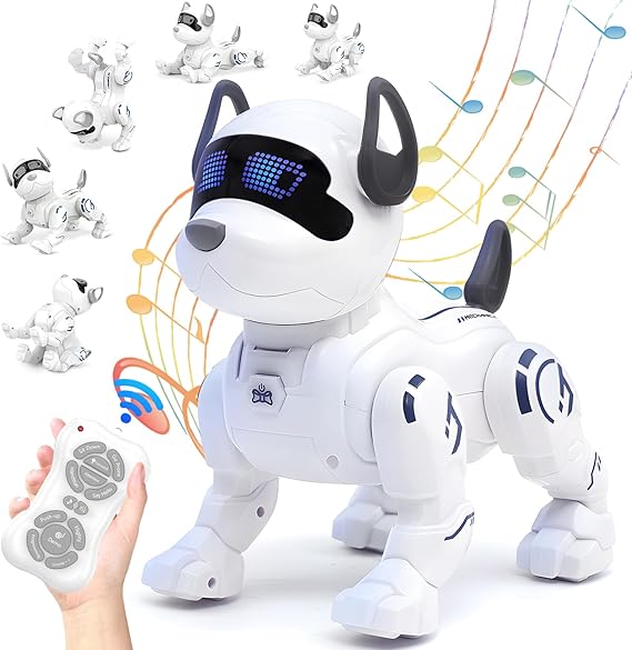 ROBOT DOG INTELIGENTE – COMANDOS DE VOZ (IA) – SENSORES MULTIPLES ...